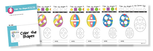 Preschool Easter Centers: Math and Literacy — My Preschool Plan